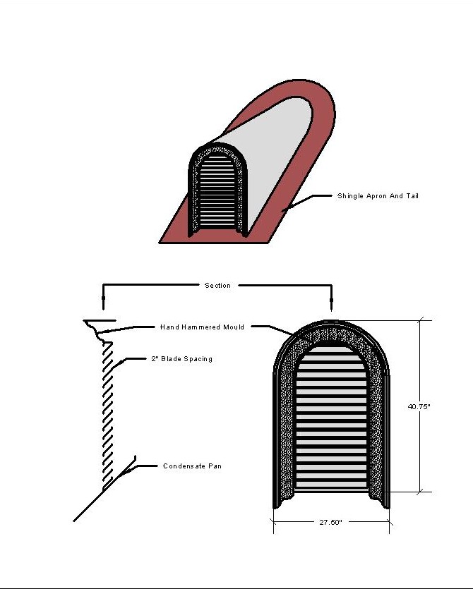 Custom Sheet Metal and Copper Product Drawings and Design Blueprints